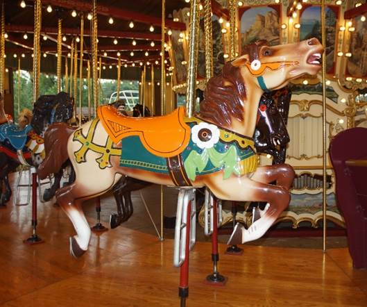 A close up of a carouselDescription automatically generated