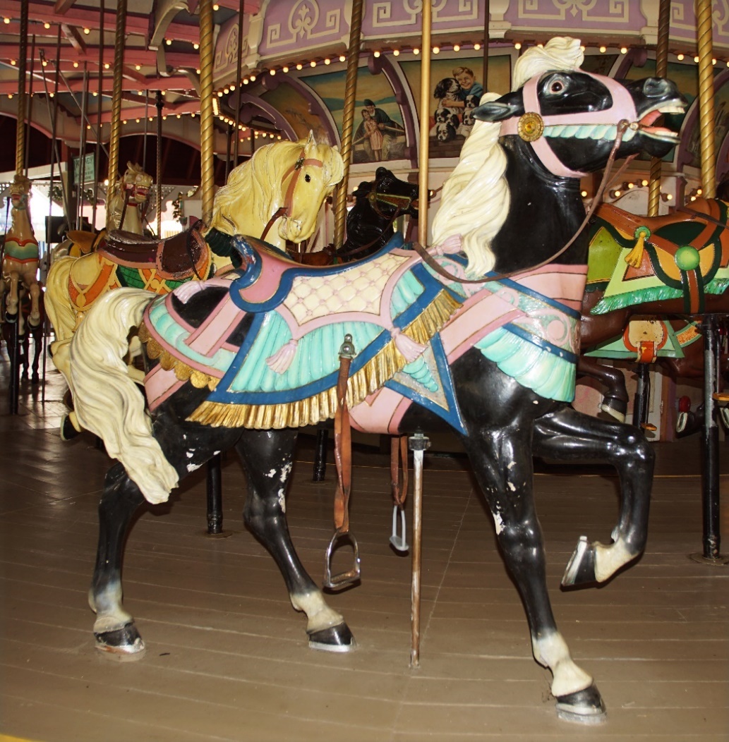 A close up of a carouselDescription automatically generated