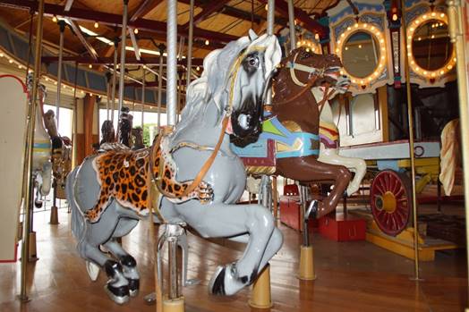 A close up of a carouselDescription automatically generated